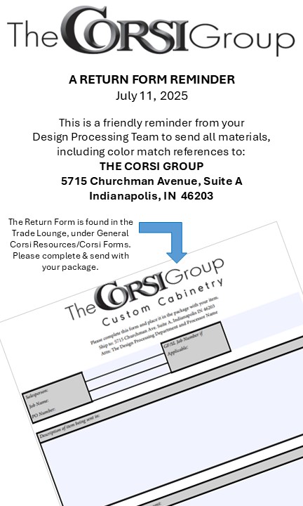 Return Form Reminder