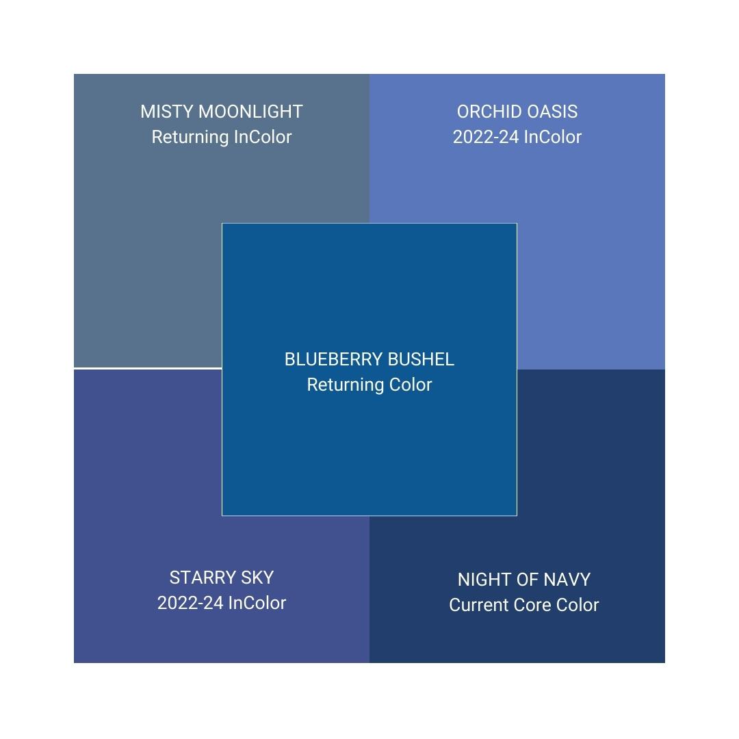 Exploring New Stampin' Up! Core Colours - Week 10 Blueberry Bushel