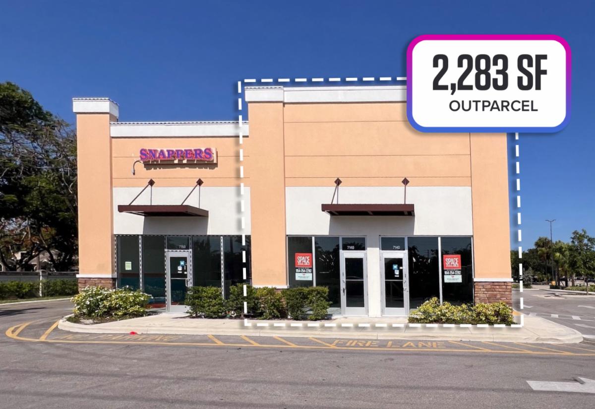 ARENA SHOPPES- Restaurant end cap space available!