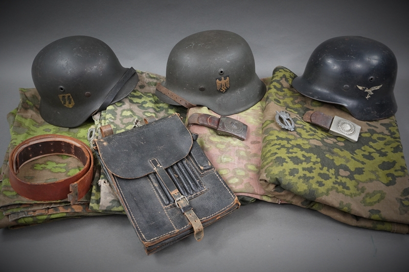 📣Original Waffen SS Items & Combat Helmets 🪖