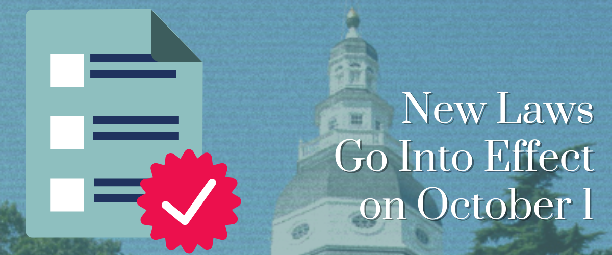 New Laws Go Into Effect October 1