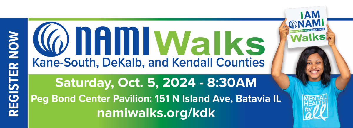 86 DAYS UNTIL NAMIWalks Kane-South, DeKalb and Kendall Counties