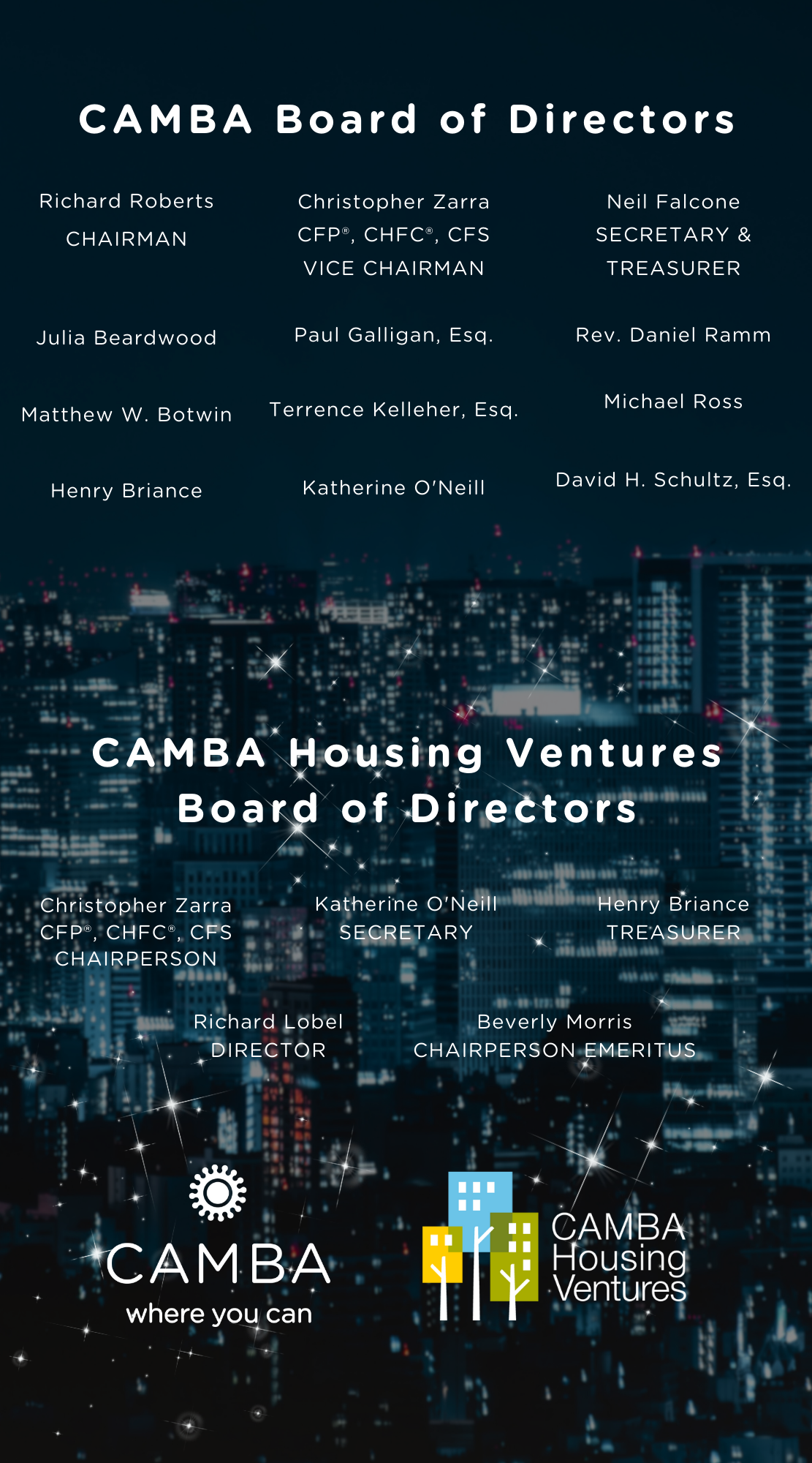 CAMBA Night Out is One Week Away!