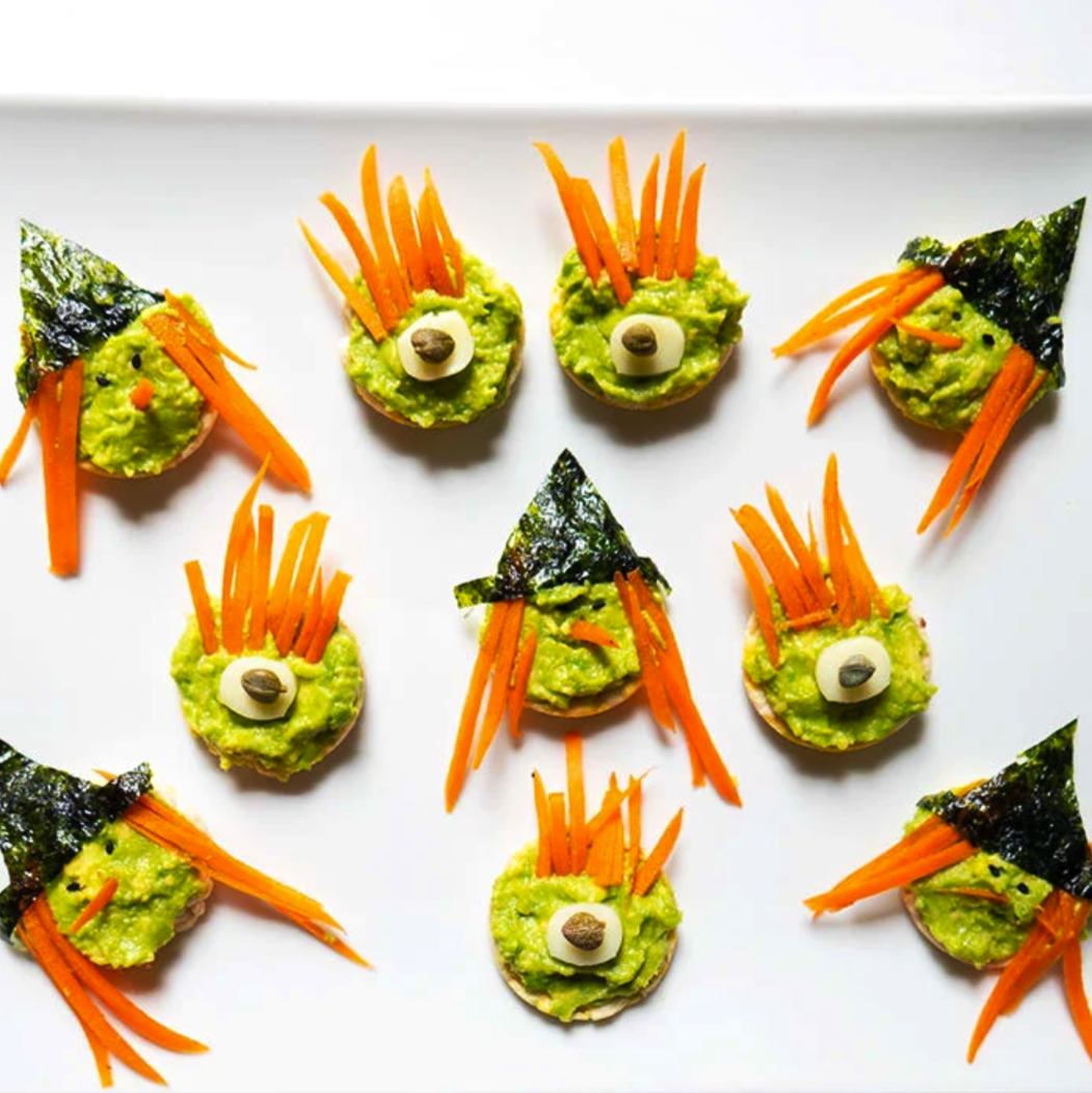 Monster Mash Avocado Snacks