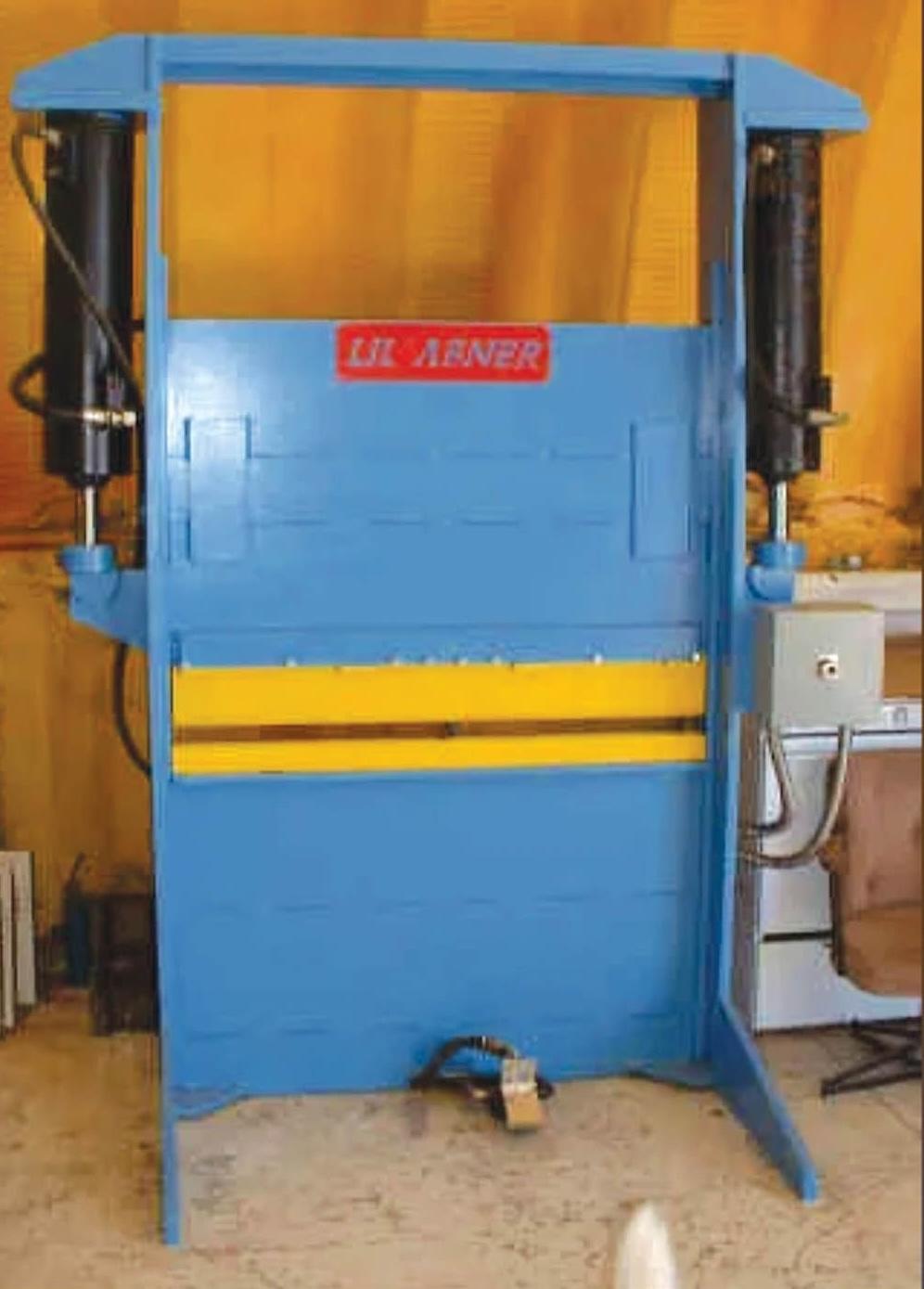 Combine Becomes Corn Buggy, 100-Ton Press Brake