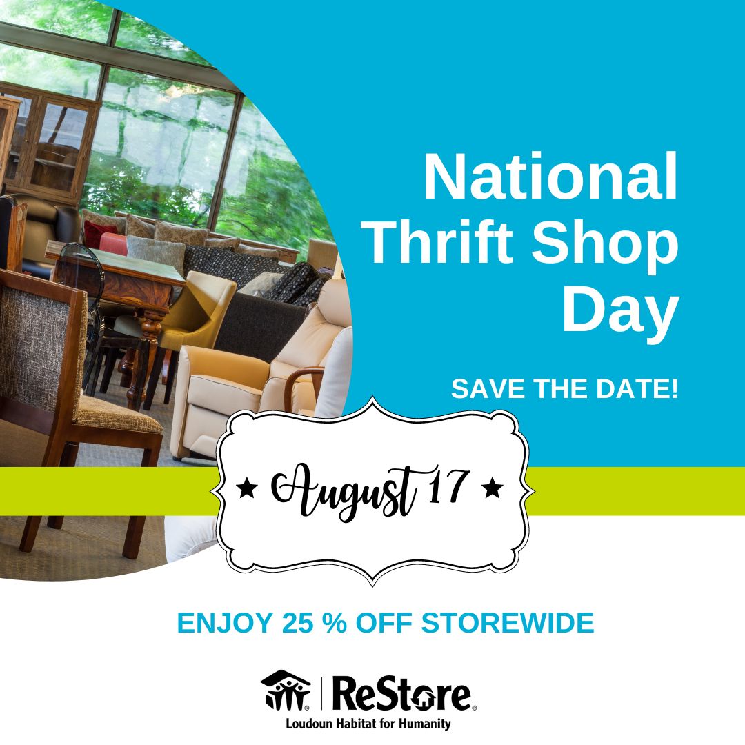National Thrift Shop Day is coming!