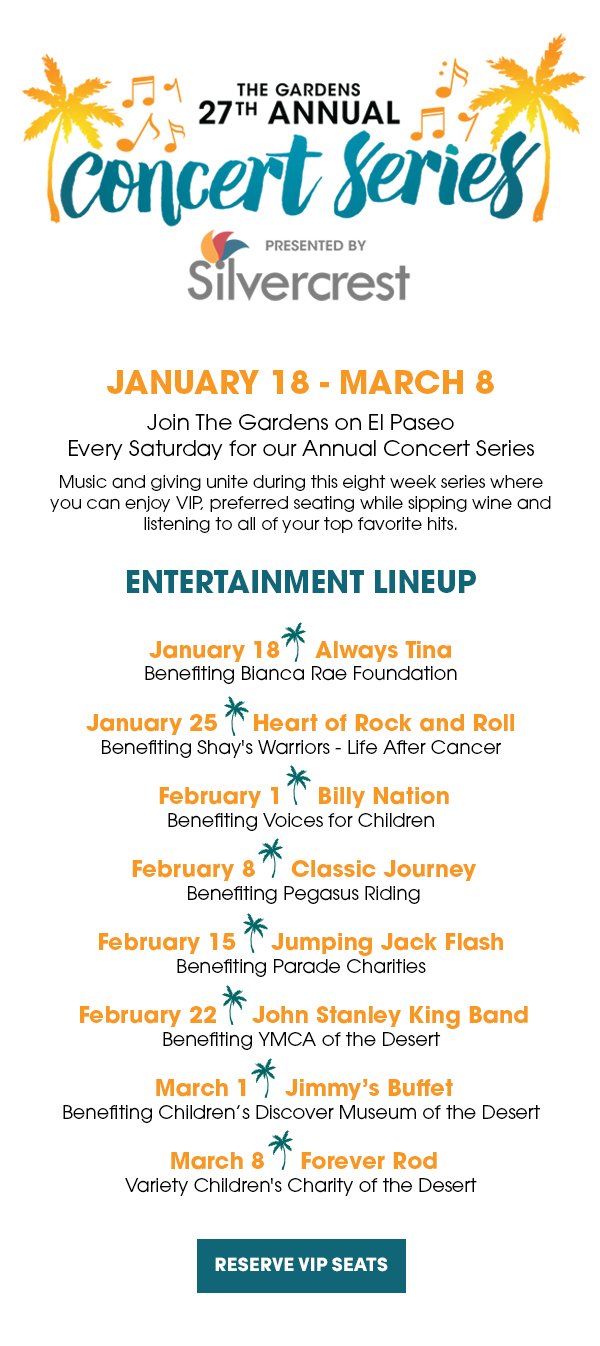 Grab your VIP tickets to the 27th Annual Concert Series