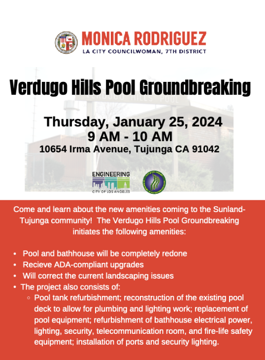 Verdugo Hills Pool Groundbreaking: Unveiling Exciting Community ...