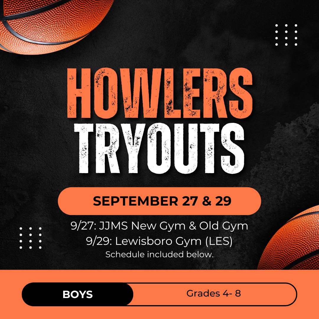 Howlers Tryouts 24-25 for Boys in Grades 4-8