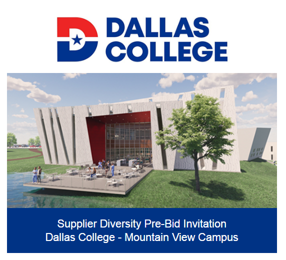 Dallas College invites you to attend a pre-bid meeting to learn more ...