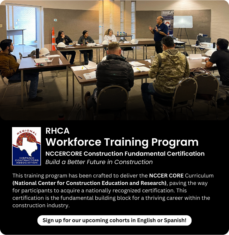 Workforce Training Program English & Spanish Cohorts