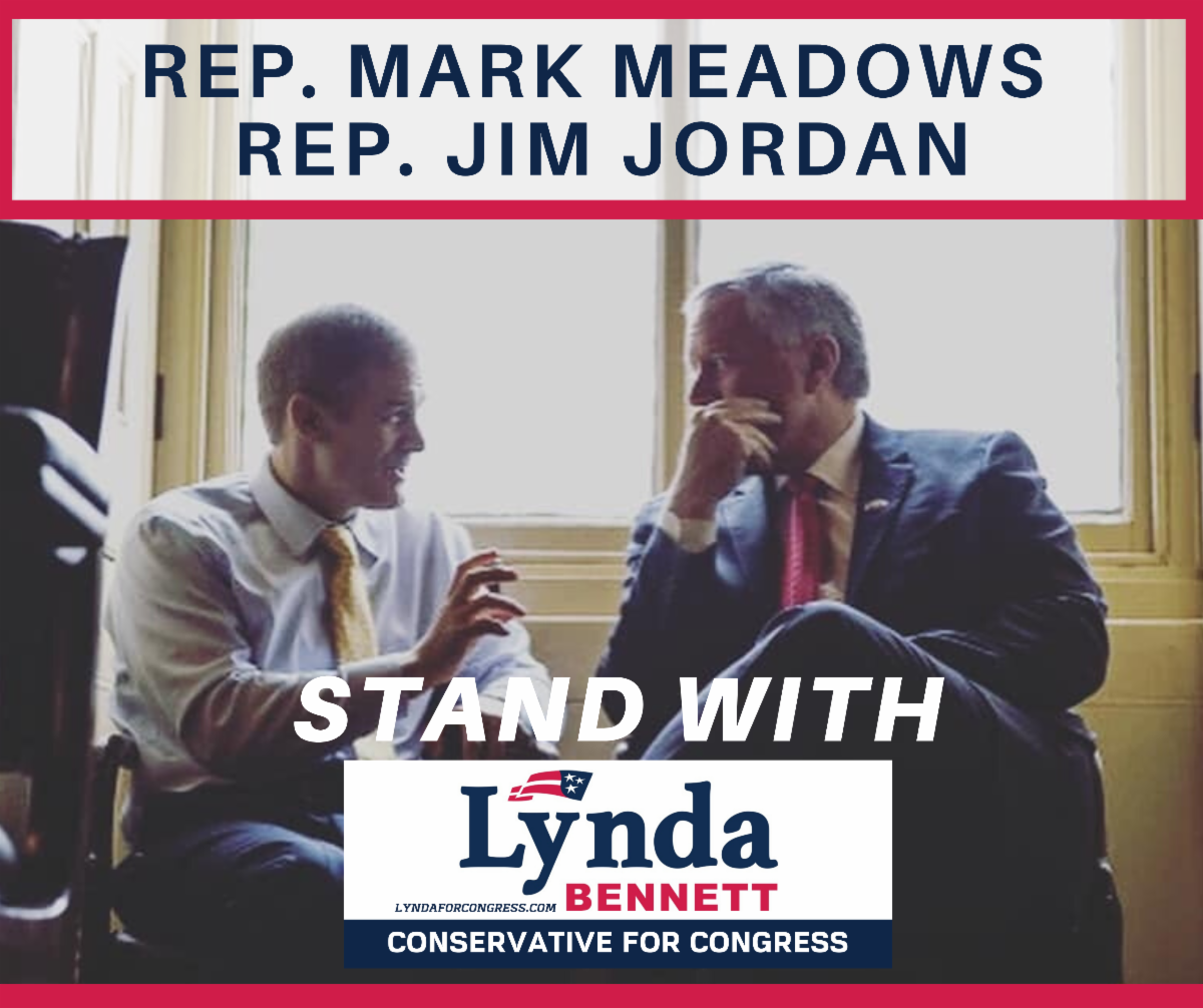 BREAKING NEWS! Congressman Mark Meadows and Jim Jordan Endorse Lynda ...