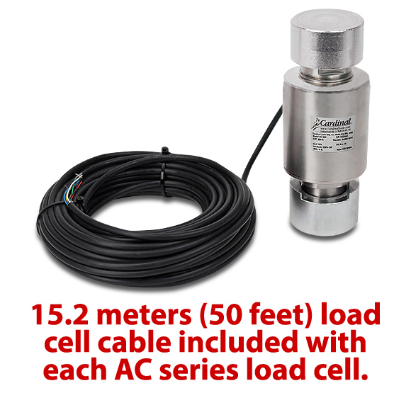 New AC Series Compression Load Cells from Cardinal Scale