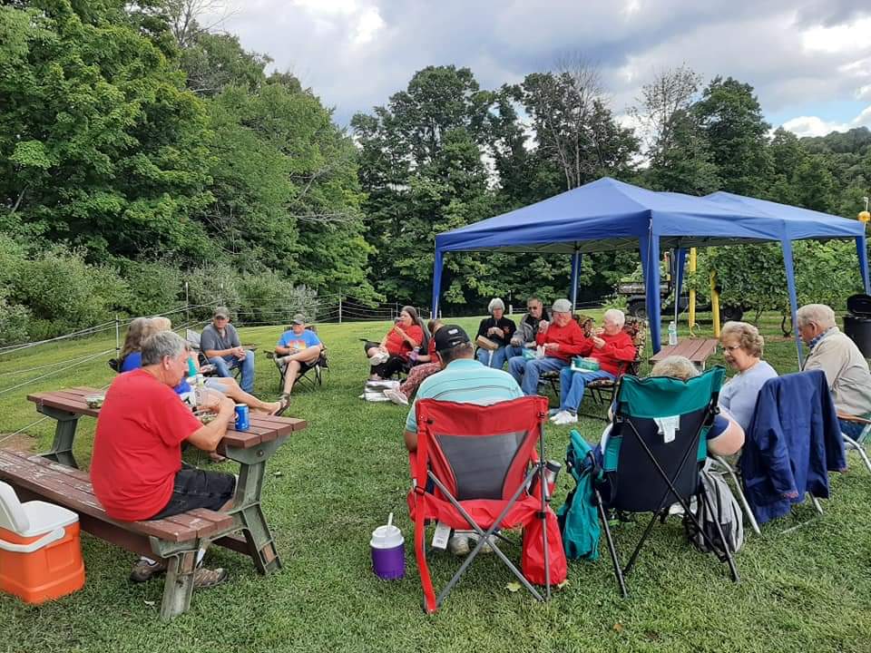 Worship and Baptism at Hicks' Pond