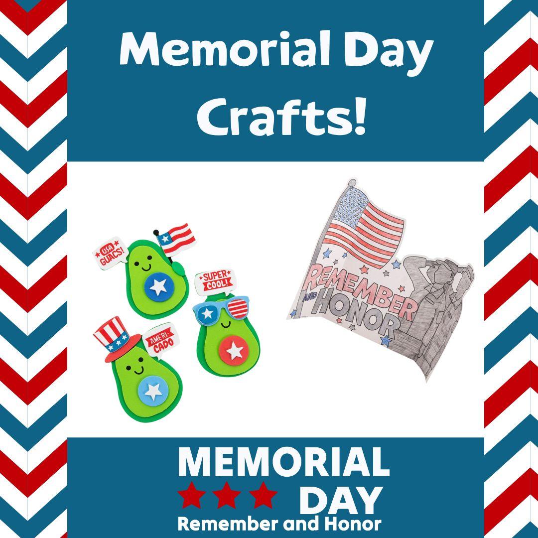 Bluey, Sharks and Memorial Day Crafts