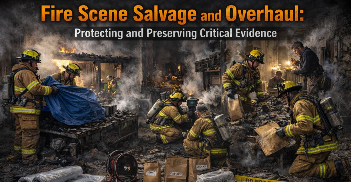 Fire Scene Salvage and Overhaul:
