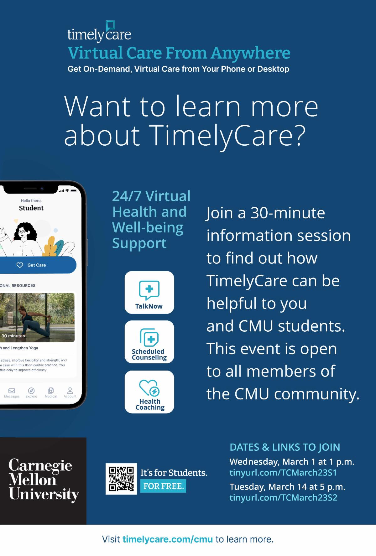 Be Well at CMU, March 2023