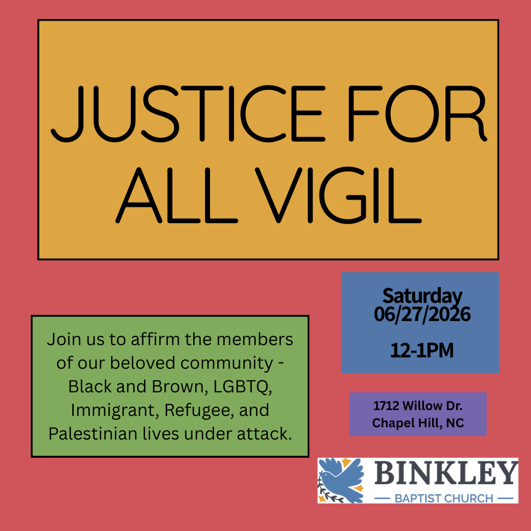 Weekly News from Binkley Baptist Church