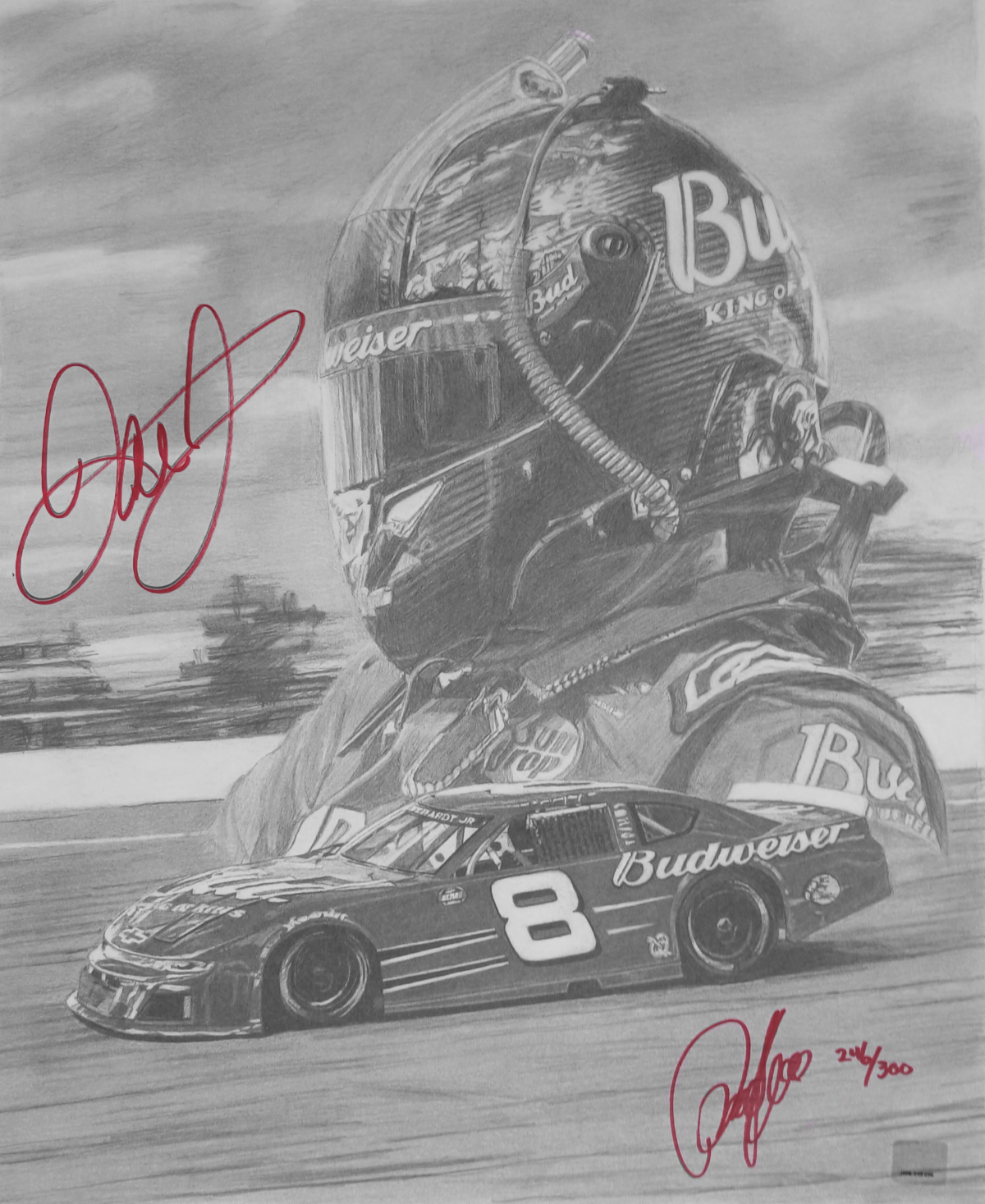 DALE EARNHARDT JR. AUTOGRAPHED LIMITED EDITION ART PRINTS LAUNCHED BY ...