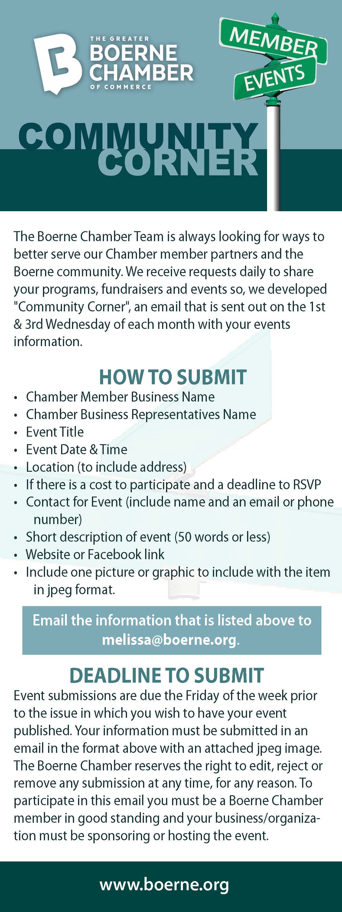 Community Events Just Around the Corner!