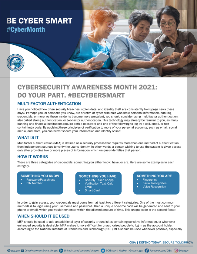 Do Your Part, Be Cyber Smart