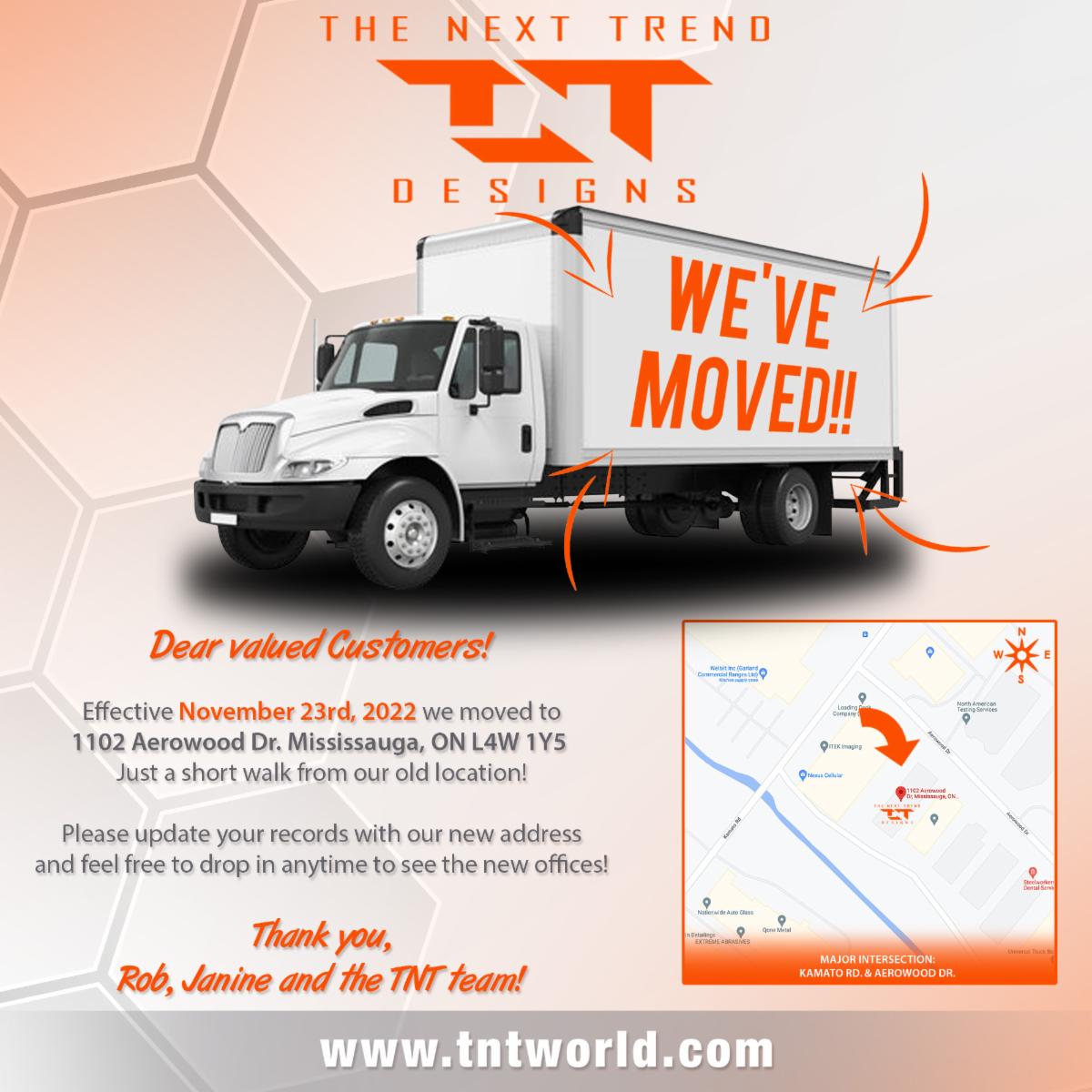 Dear Valued Customers! We've moved into our new office!!