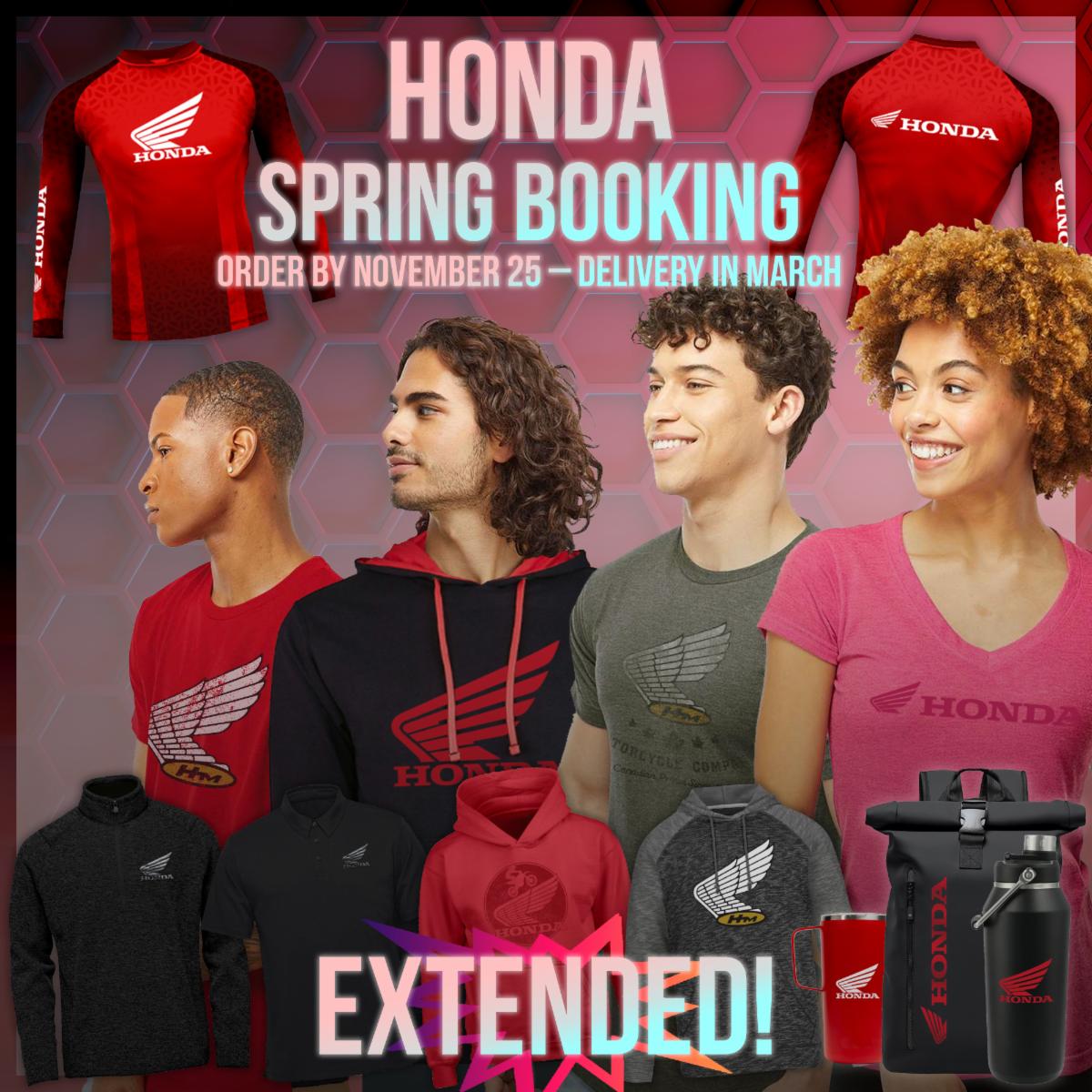 LAST CHANCE TO ORDER! Honda Spring Booking / Dernière chance d’acheter ...