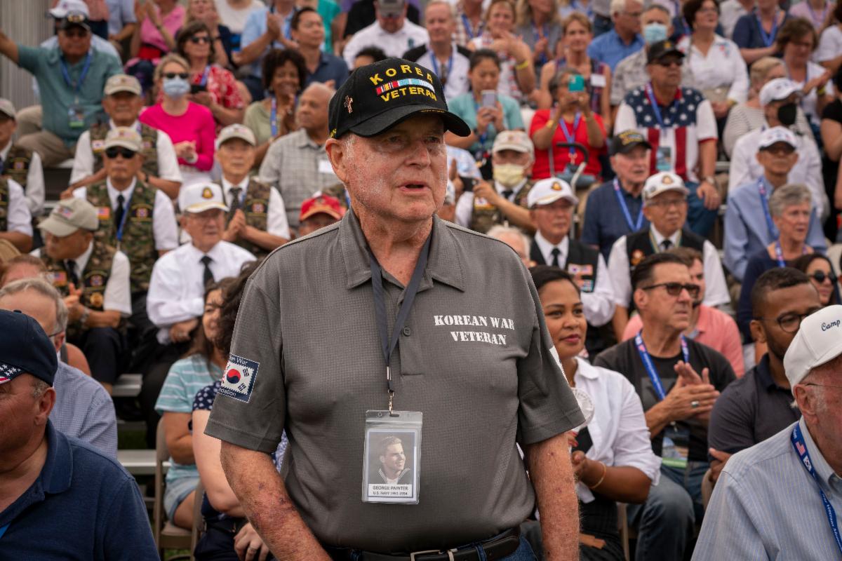 Korean War Veterans Memorial Wall of Remembrance Dedication Ceremony