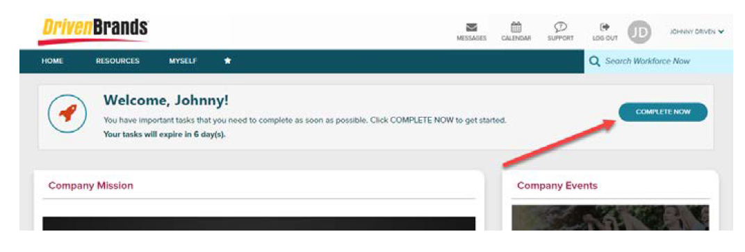 ACTION REQUIRED: Complete Onboarding Process