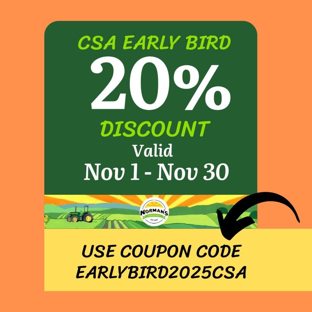 Sign up for our 2025 Peak Season CSA with our 20% Early Bird Discount ...