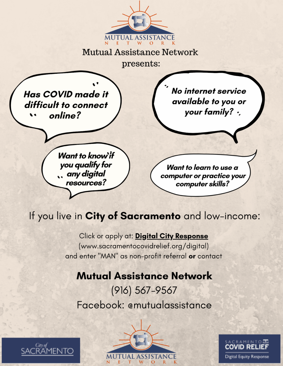 Mutual Assistance Network Monthly Newsletter - November 2020