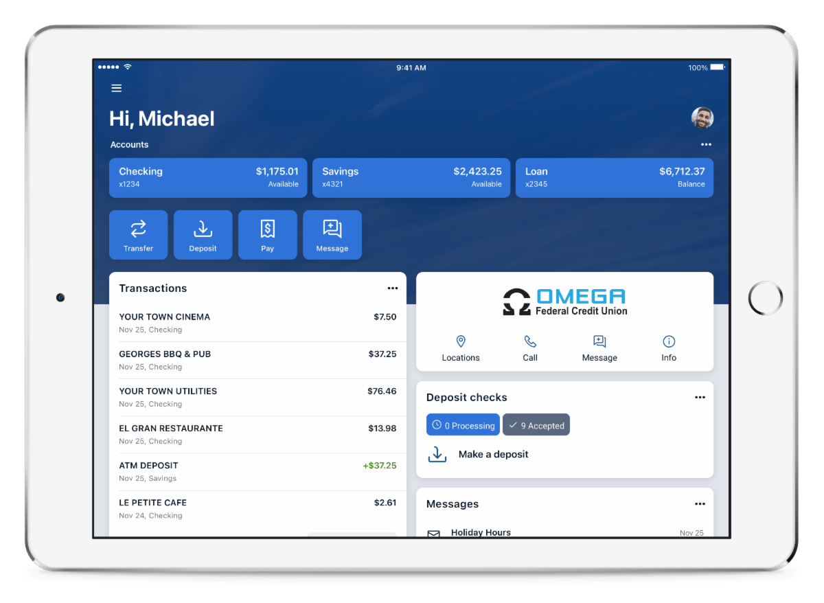 Online Banking Mobile App
