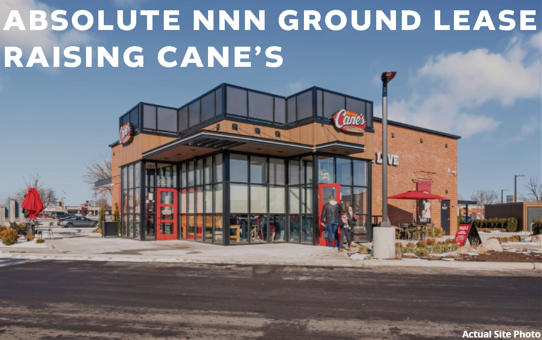 Just Listed | Absolute NNN Ground Lease Raising Cane's | Rental ...