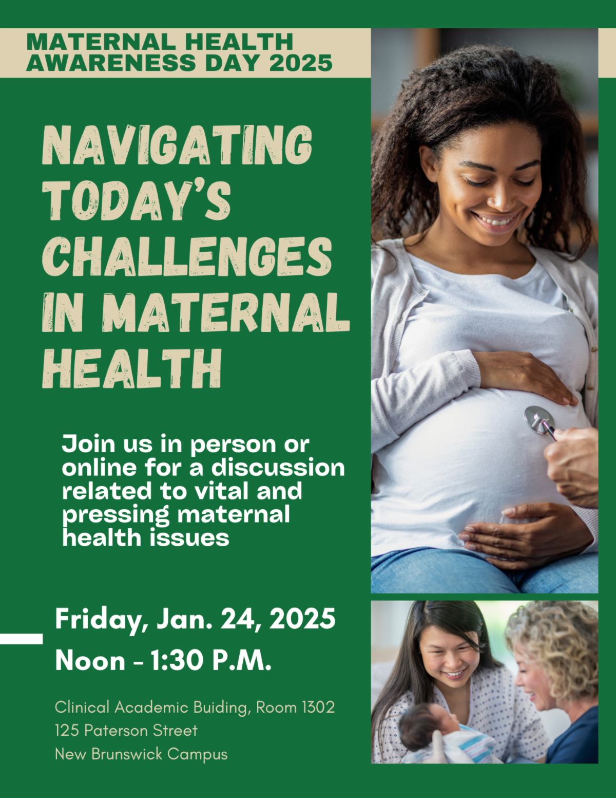 You're Invited to a Special 2025 Maternal Health Awareness Day Event