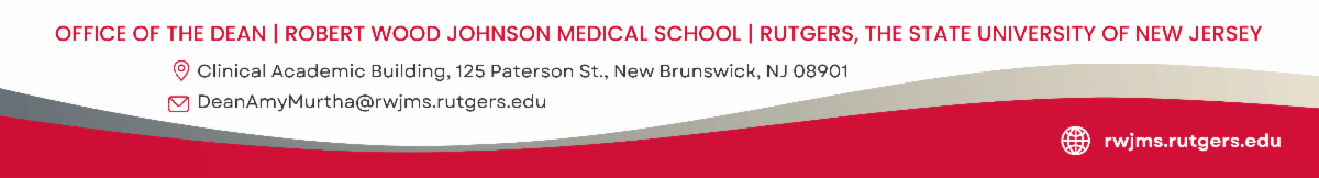 A Message from Dean Amy P. Murtha, MD, re: Chair Appointment in the ...