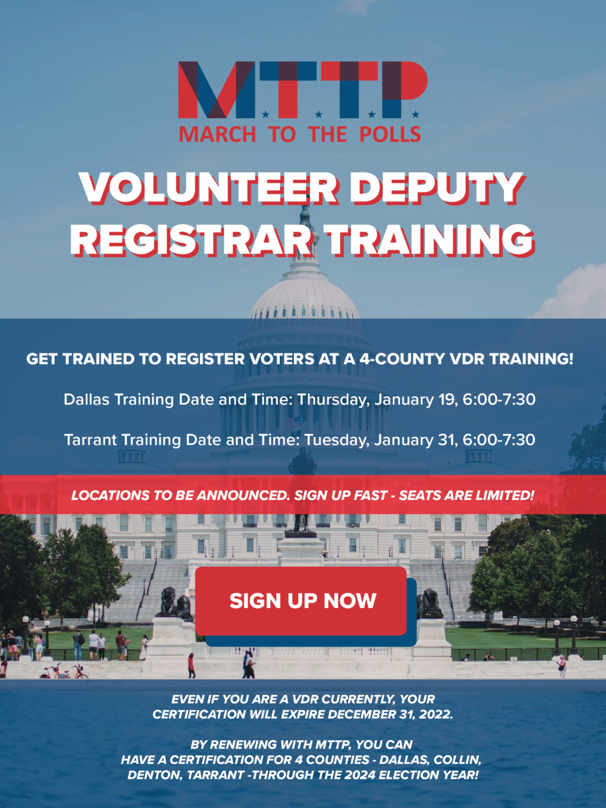 4 County VDR Training in January: Save the Date!