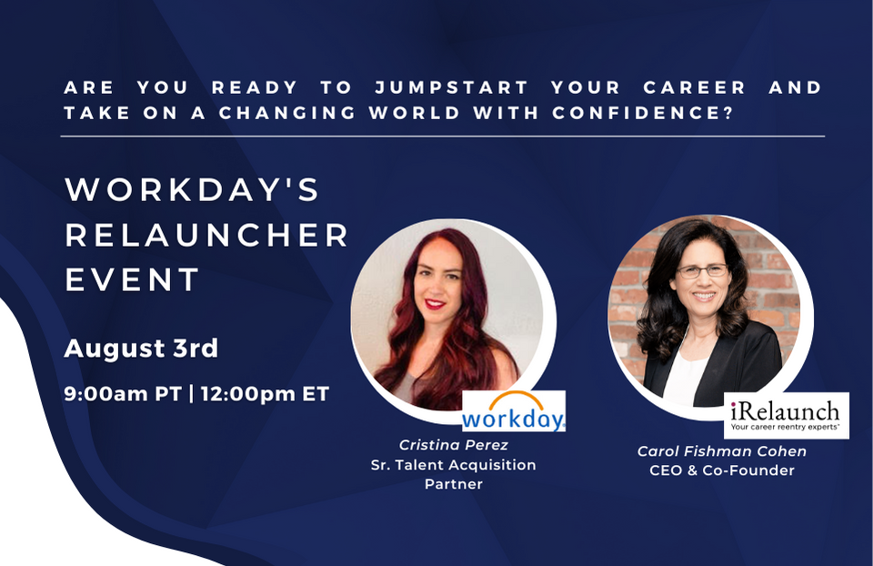 Join Workday for a virtual Returnship Engagement Session