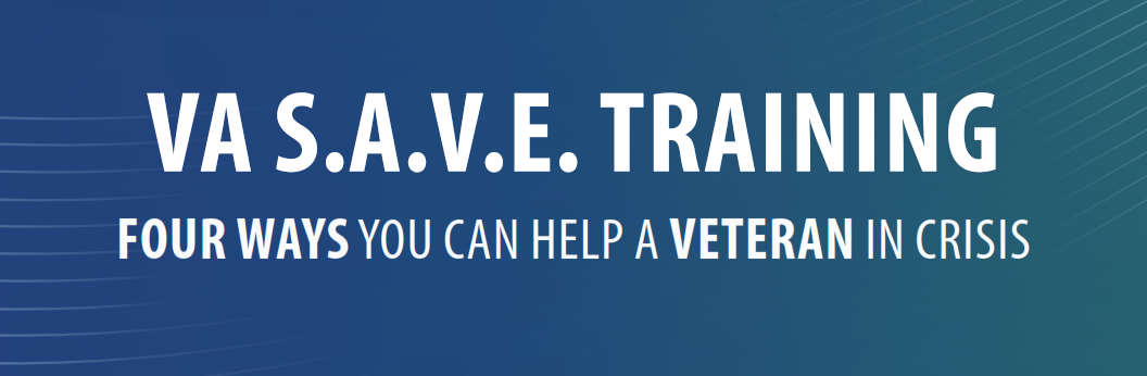 VA SAVE Suicide Prevention in the Workplace - 12/03/2024