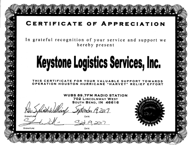 Keystone Family Circular