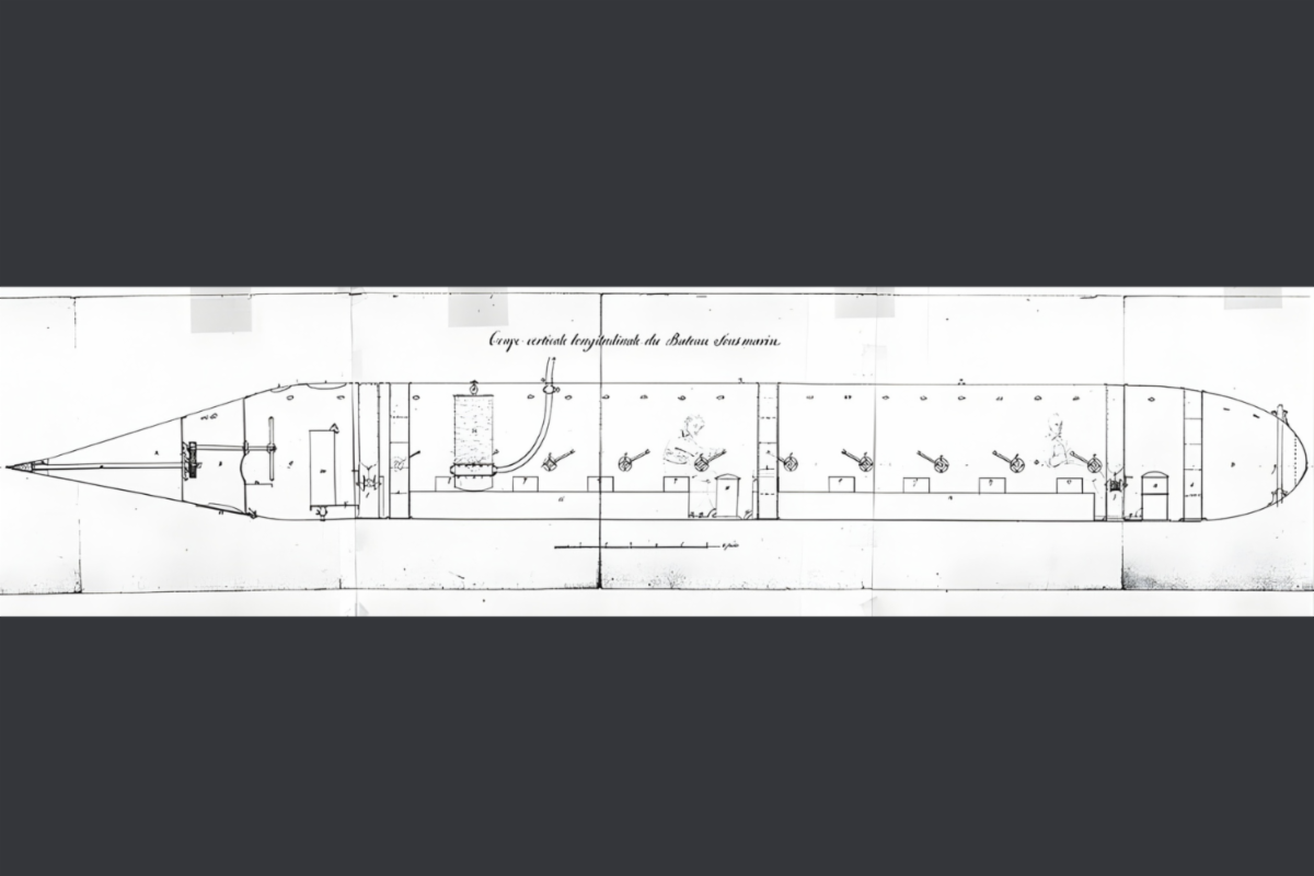 Sea History Today - The US Navy's First Submarine, Alligator