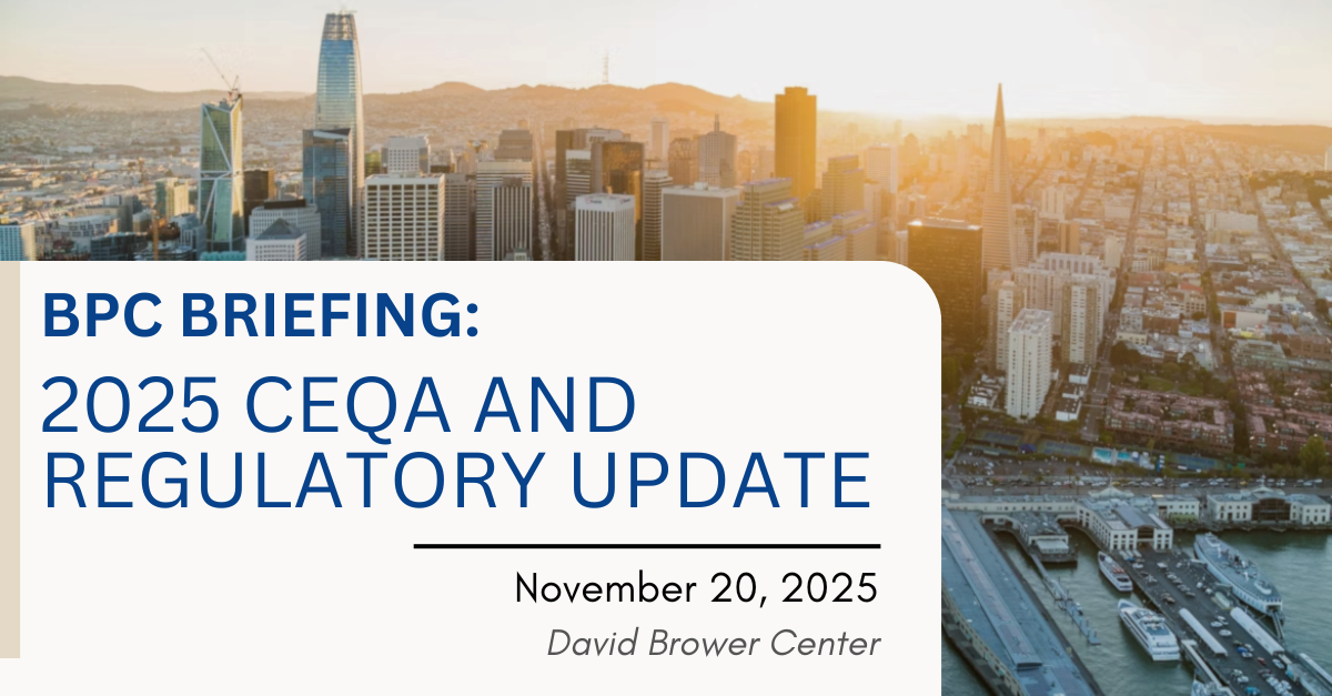 2025 CEQA & Regulatory Update Event