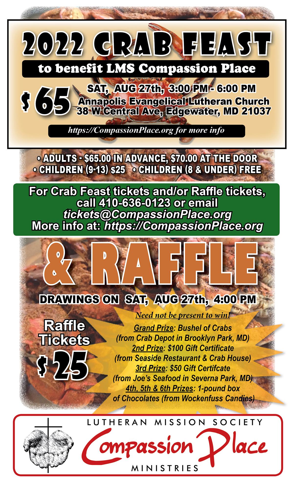 LMS Crab Feast Saturday!
