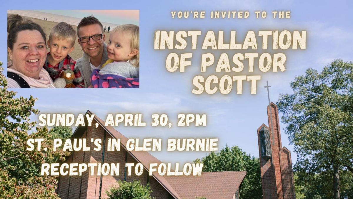 Pastor Scott Installation