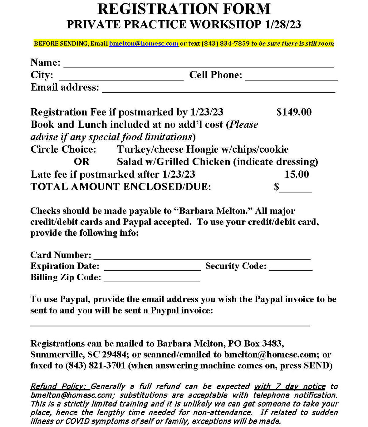 Private Practice Intensive Workshop Jan 18 in SUMMERVILLE - Space is ...