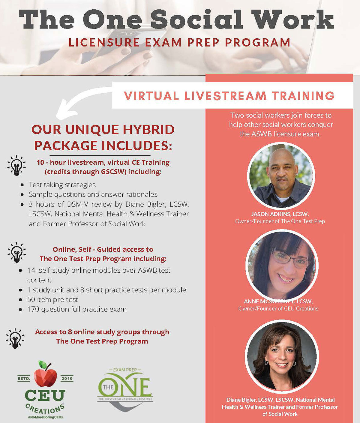 Social Work Exam Prep VIRTUAL LIVESTREAM June 2-3 Social Work Exam Prep VIRTUAL LIVESTREAM June 2-3