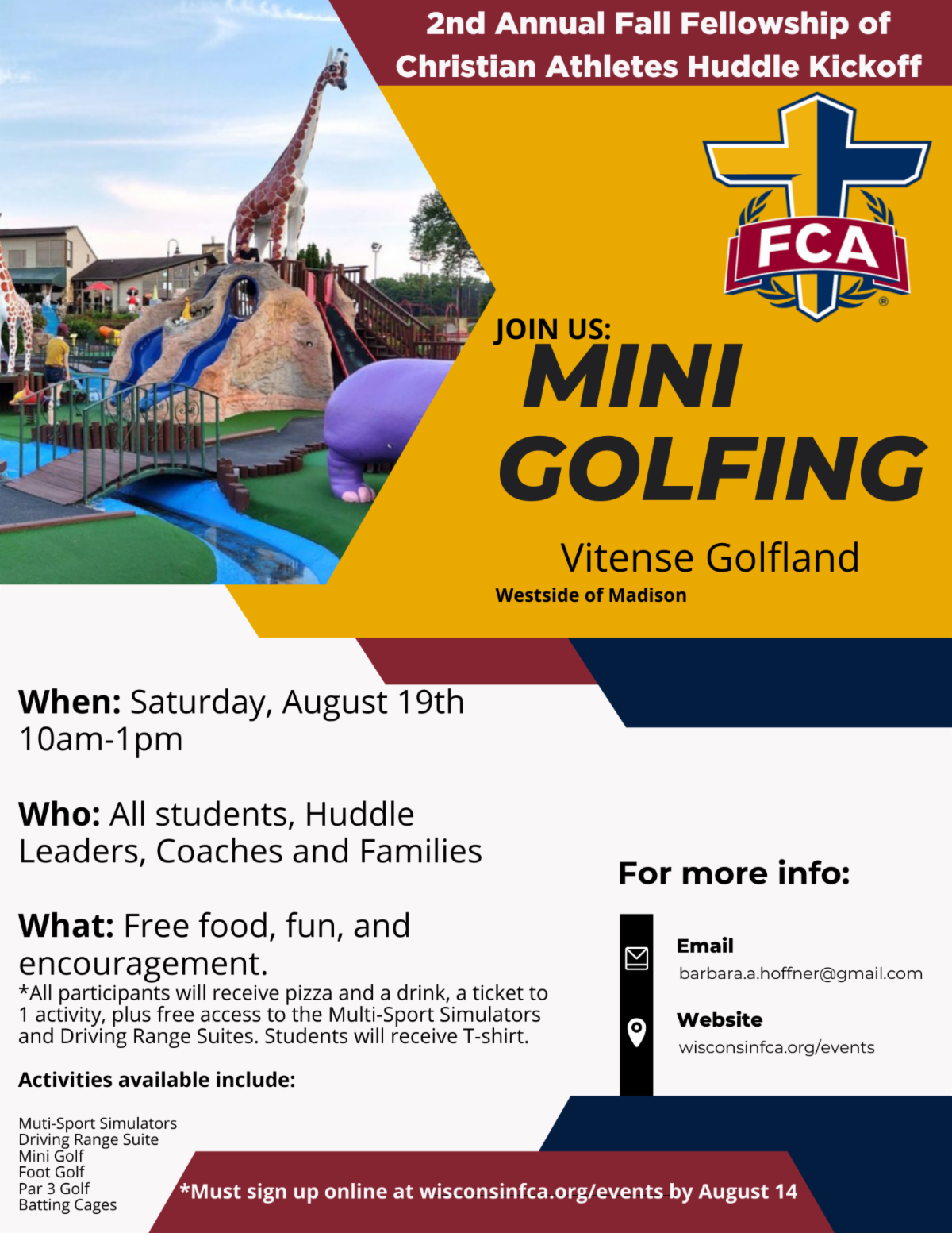 Wisconsin FCA Happenings