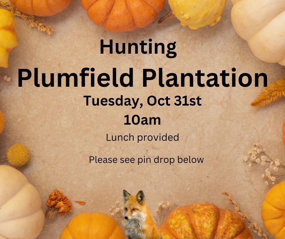 Hunting Tuesday, October 31st
