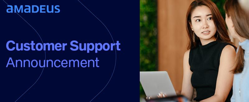 Amadeus Help Desk- Limited Support on Wednesday, 11th December 2024