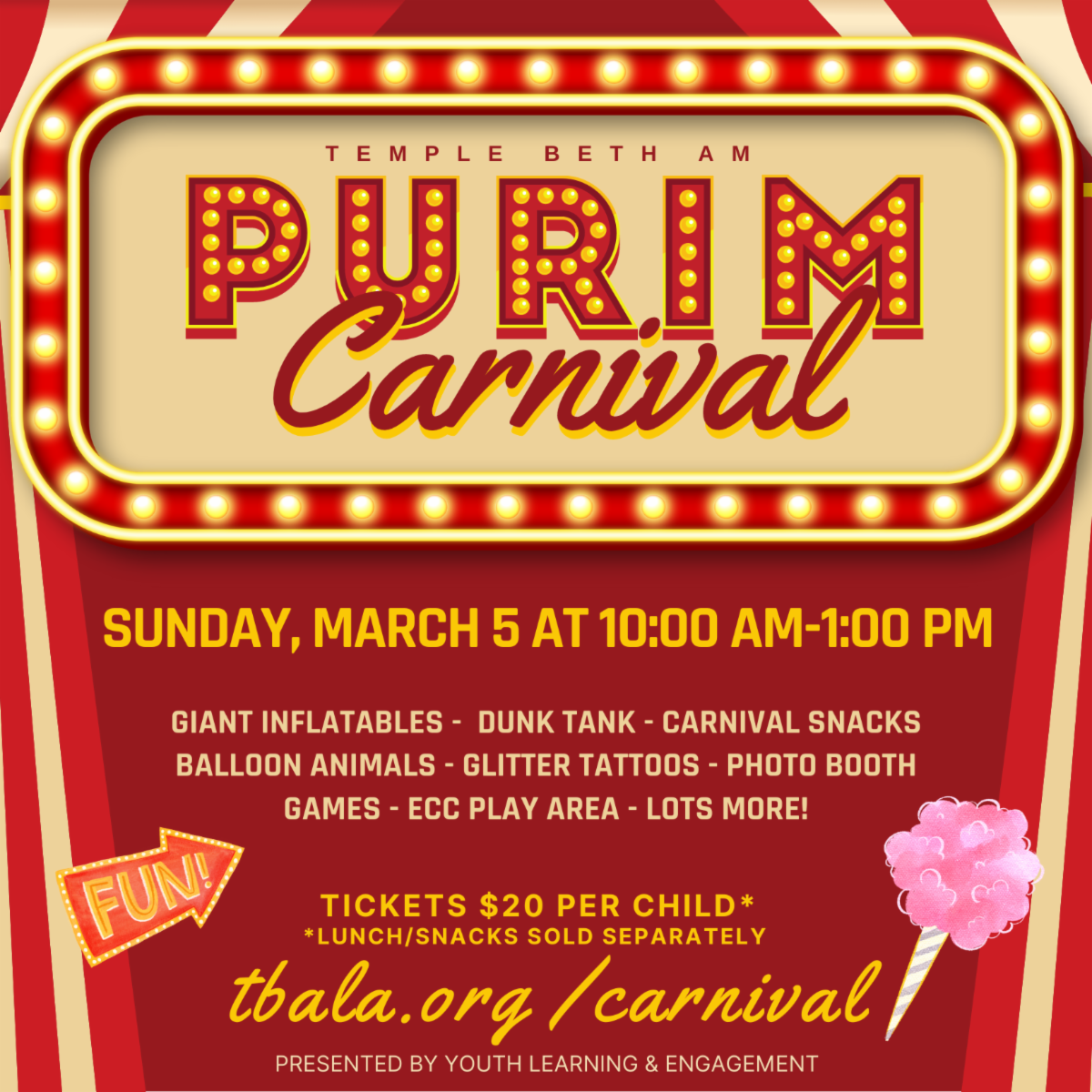 JLC BUZZ- Celebrate Purim with your TBA Family!