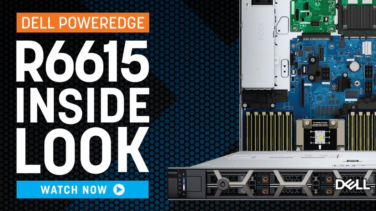The Dell PowerEdge R6615 and More Powered by AMD EPYC